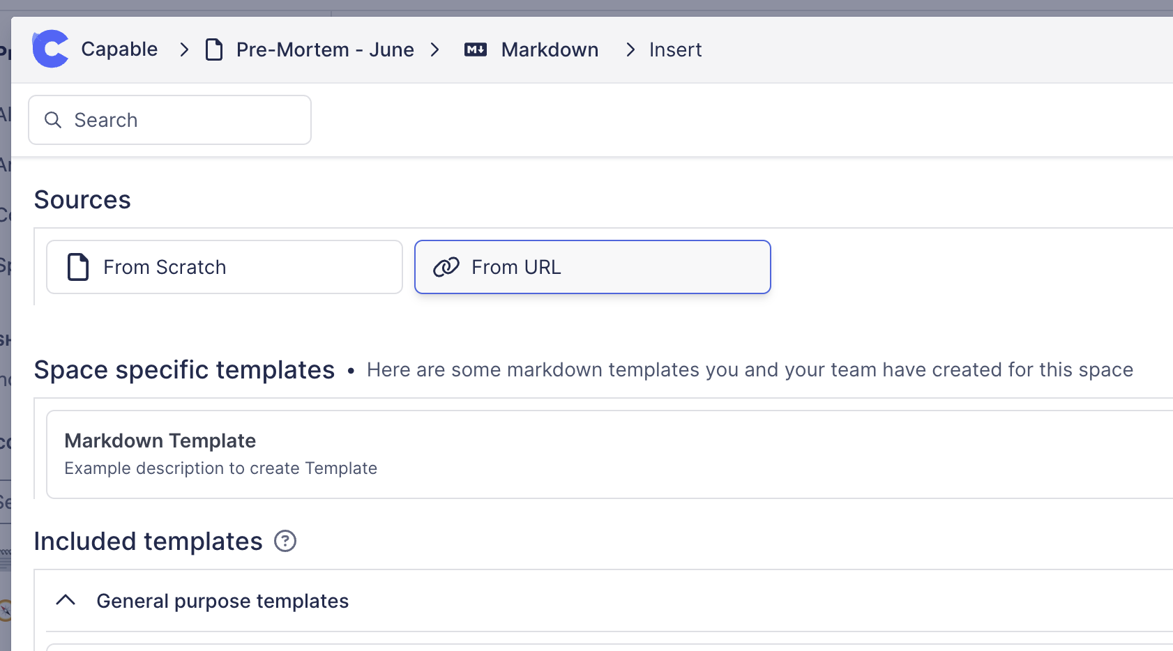 Insert Markdown from a URL